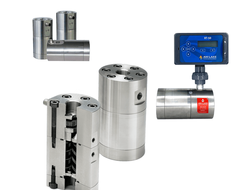 Basic Inline Liquid Variable Area Flow Meter On AW-Lake
