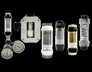 Basic Inline Liquid Variable Area Flow Meter On AW-Lake