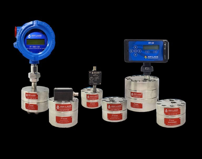 Basic Inline Liquid Variable Area Flow Meter On AW-Lake